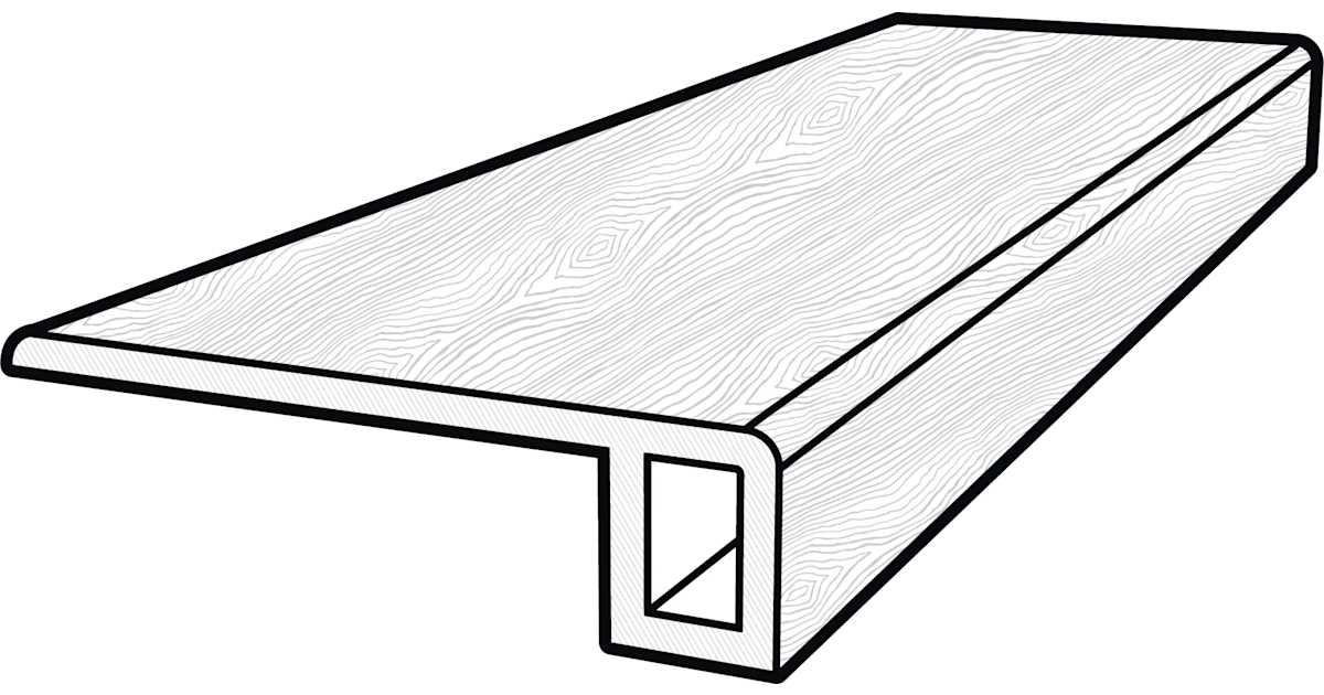 COREtec B19CT-03037 94" x 2" Vinyl Floating or Glue Down End Cap ...