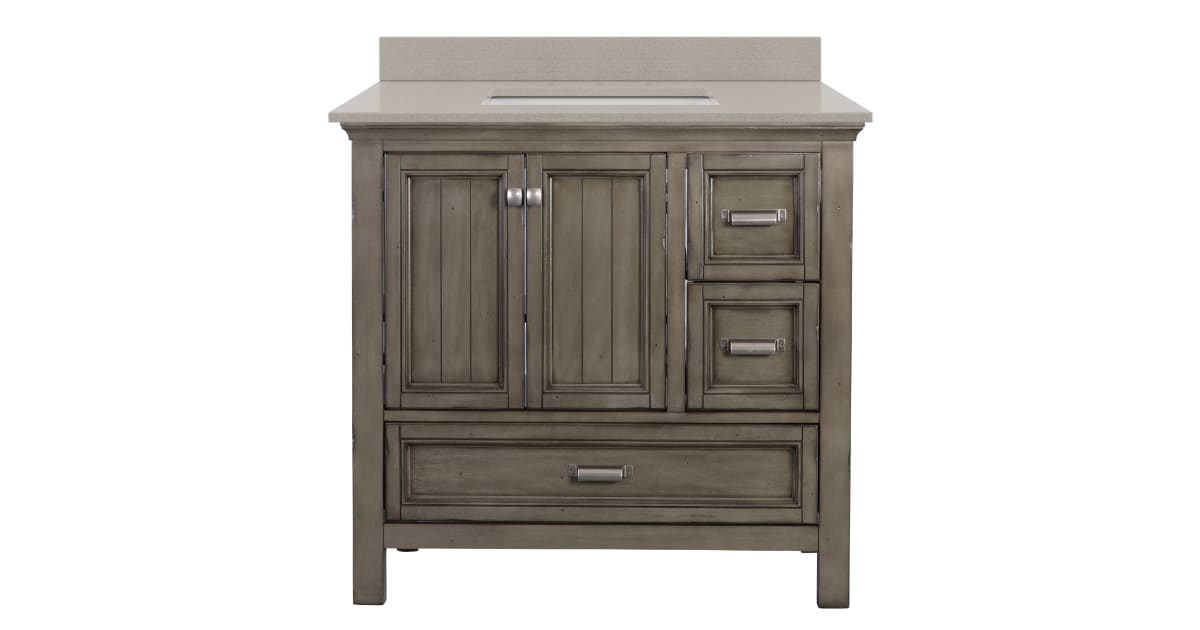 CRAFT + MAIN BAGVT3722D-QGS Brantley 36" Free Standing Single Basin ...