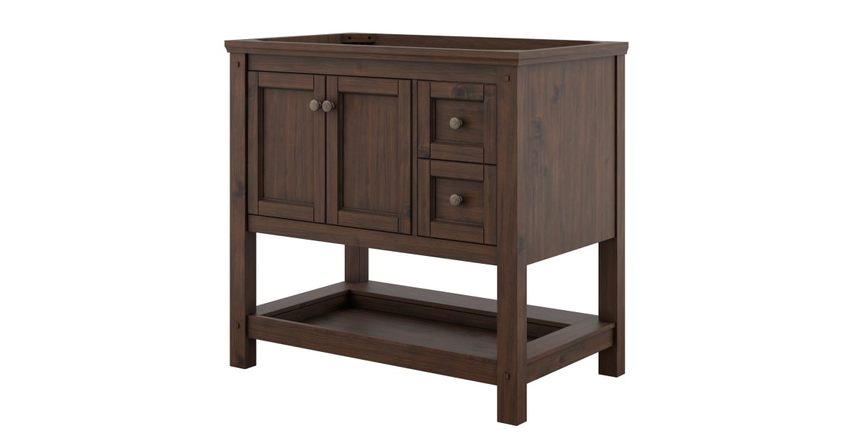 CRAFT + MAIN SXMV3622D Shay 36" Single Free Standing Vanity Cabinet ...