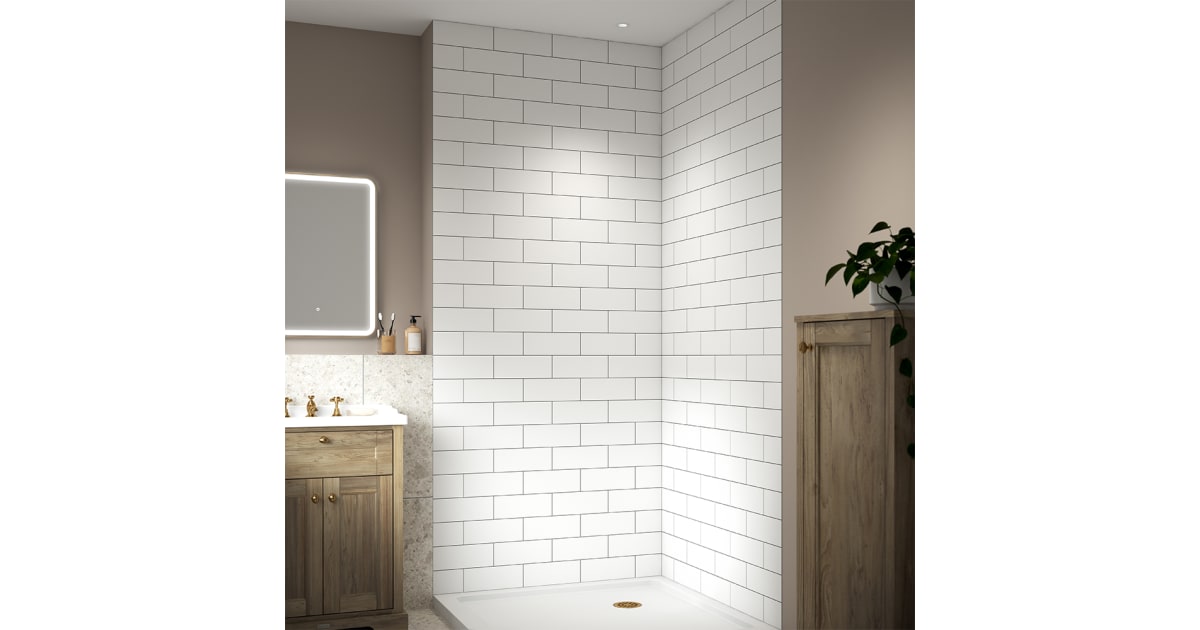 CRAFT + MAIN FLX424296-WS JETCOAT® FLEX™ 42" x 42" x 96" Six Panel ...