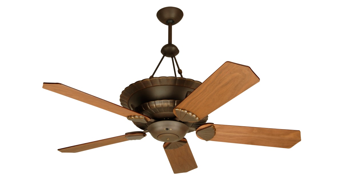 Craftmade CT52AG 5 Blade Indoor Ceiling Fan with Indirect Up Lighting ...