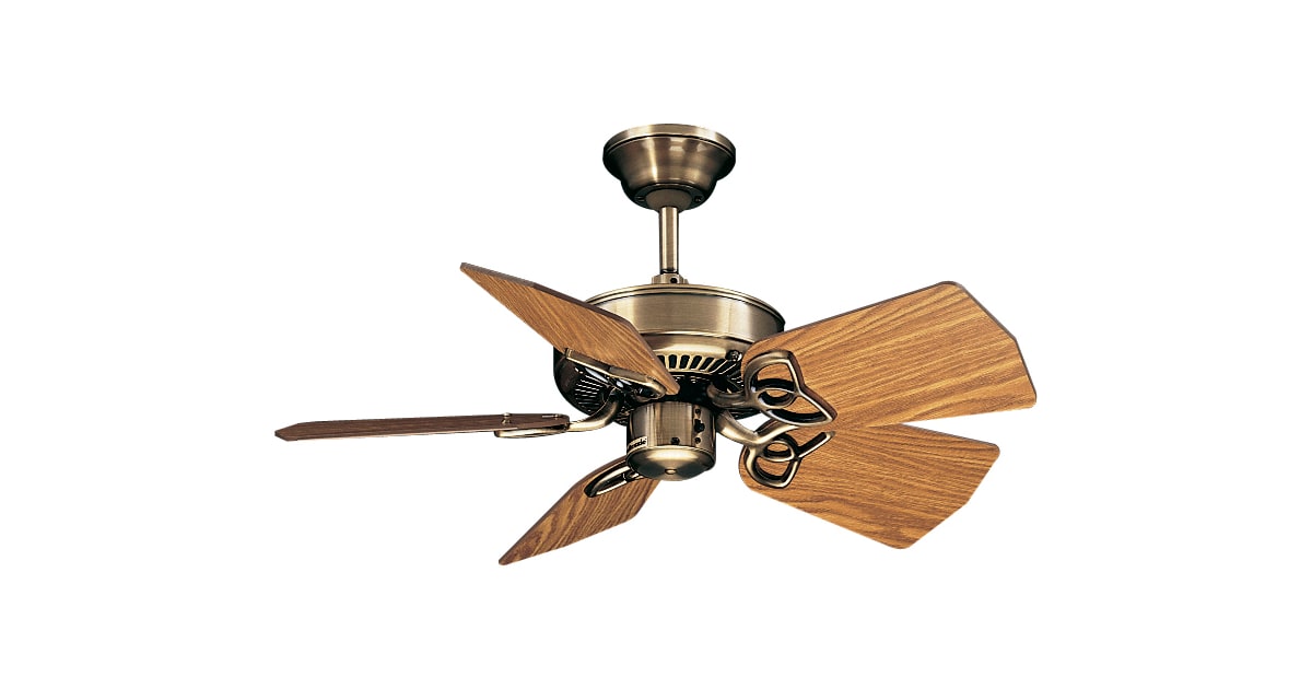 Craftmade PI30WAB Piccolo 30" 5 Blade Indoor / Outdoor Ceiling Fan ...