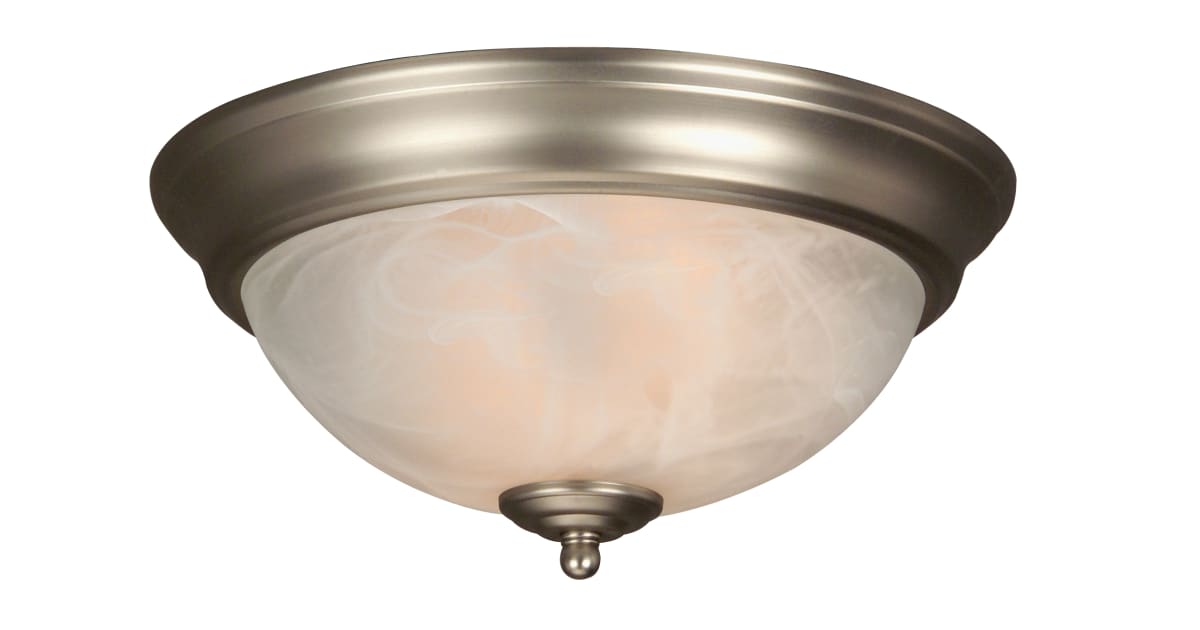 Craftmade X211CF-BN Two Light Down Lighting Compact Fluorescent Flush ...