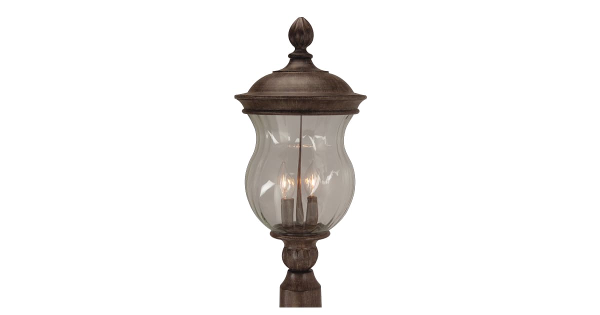 Craftmade Z4025-90 Two Light Up Lighting Medium Outdoor Post Light from ...