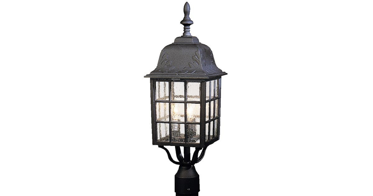 Craftmade Z575L-05 3 Light Outdoor Post Light from the Cast Aluminum ...