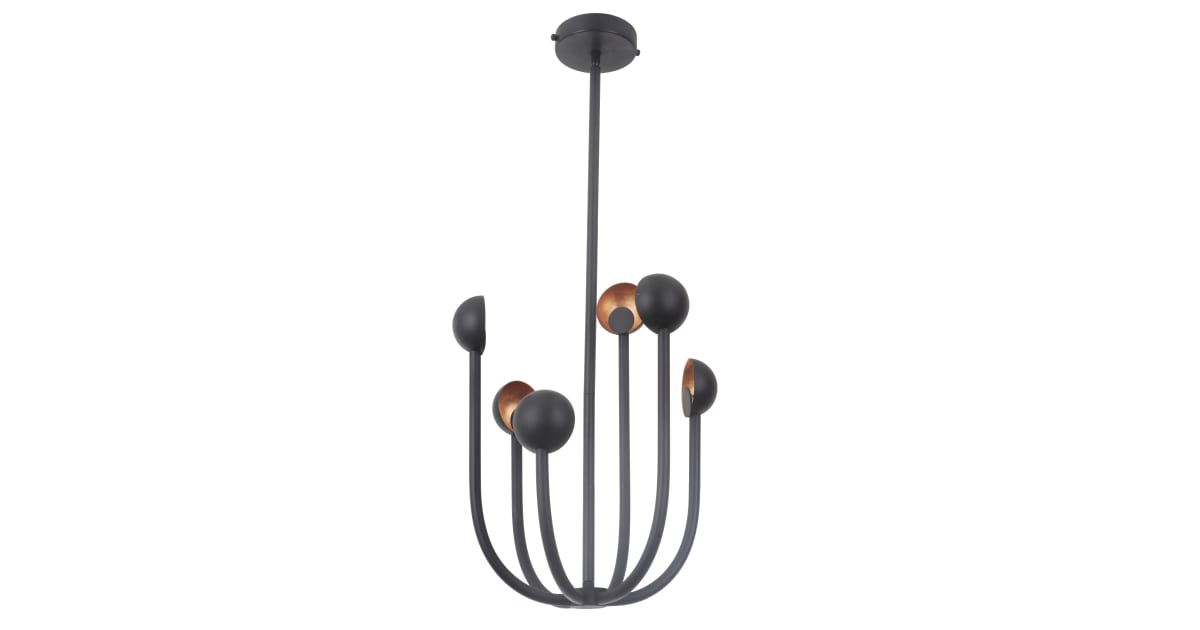 Craftmade 49226 MBKGL LED Foundry 17 Wide Integrated LED Build