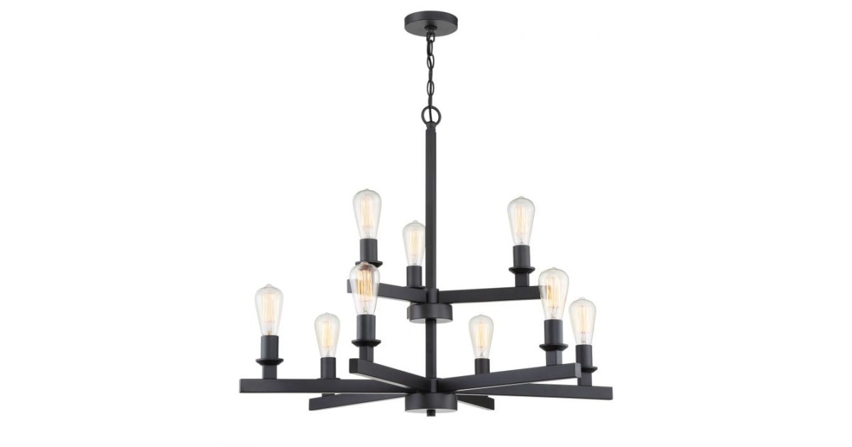 Craftmade 53129-FB Chicago Nine Light Chandelier | Build.com