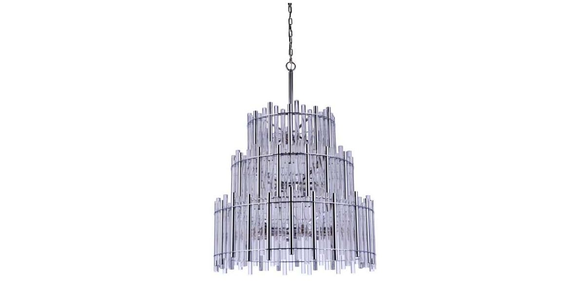 Craftmade 59213-CH Reveal 13 Light 28" Wide Waterfall Chandelier ...