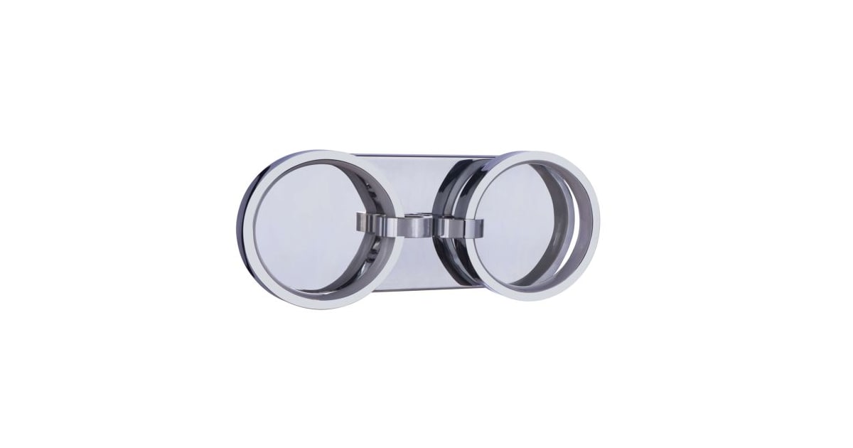 Craftmade 59302-CH-LED Context 2 Light 16" Wide LED Vanity Light ...