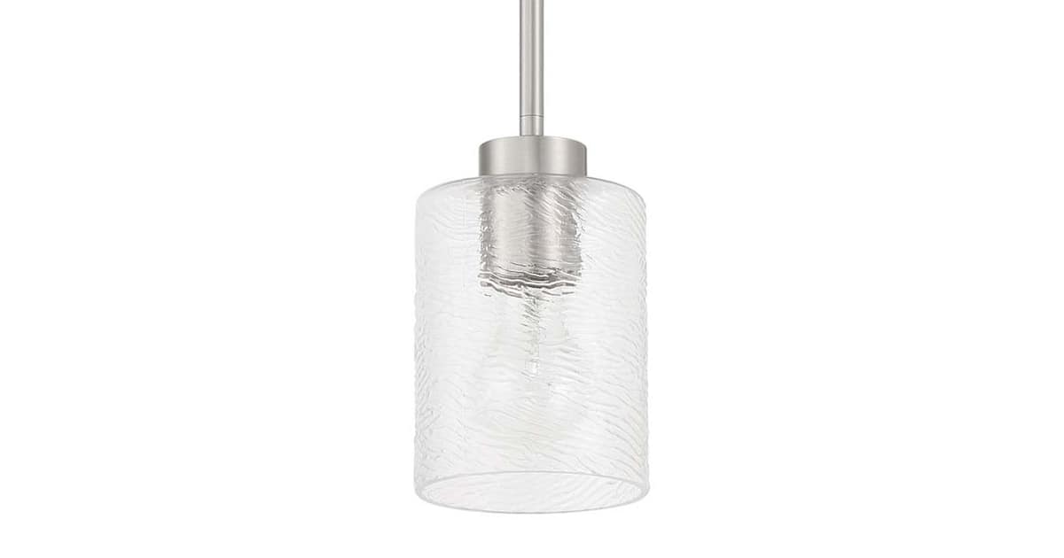 Craftmade 60291-BNK Lyndsey 5" Wide Mini Pendant | Ferguson Home