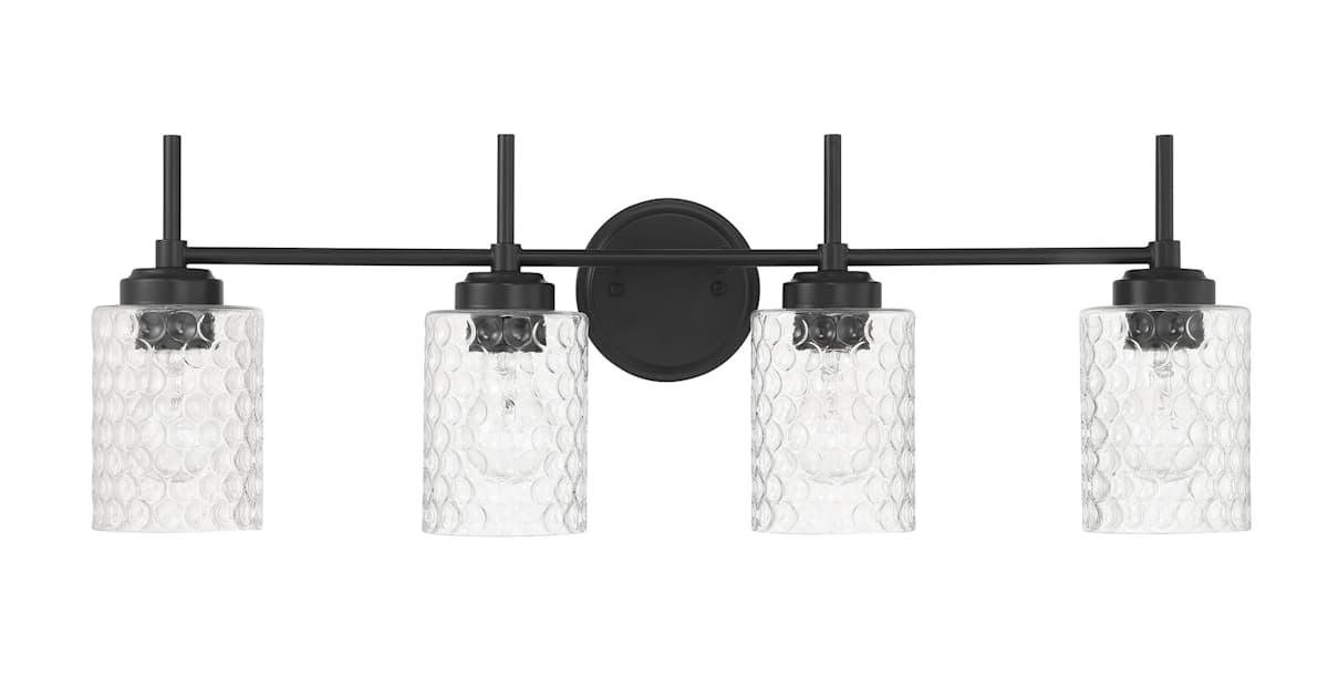 Craftmade 60504-FB Claire 4 Light 30" Wide Vanity Light | Ferguson Home