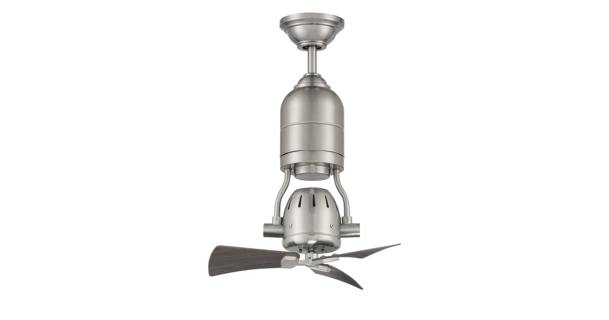 Craftmade BW318BNK3 Bellows Uno 18" 3 Blade LED Ceiling Fan with Remote ...