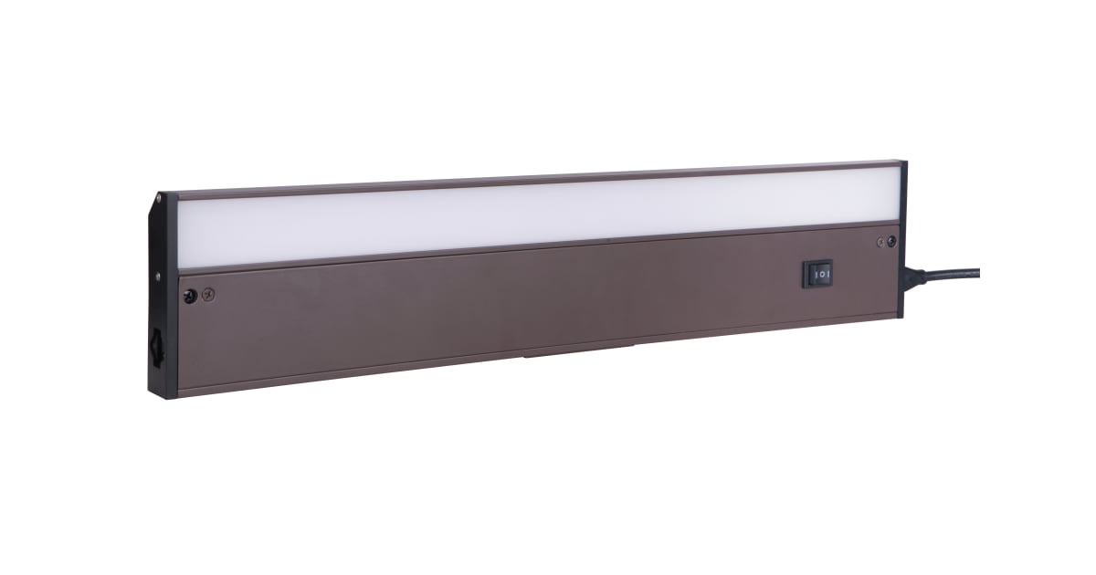 Craftmade CUC1024-BZ-LED 24" Long Under Cabinet Light Bar - 12 W, 840 ...