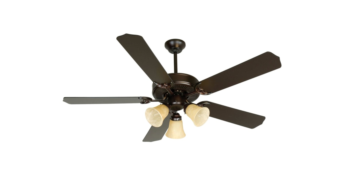 Craftmade K10641 CD Unipack 206 52" 5 Blade Indoor Ceiling Fan - Blades ...