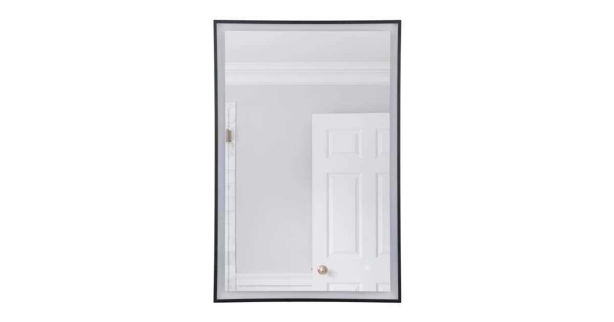 Craftmade MIR113-FB LED Lighted Mirror 24" W x 36" H Rectangular ...