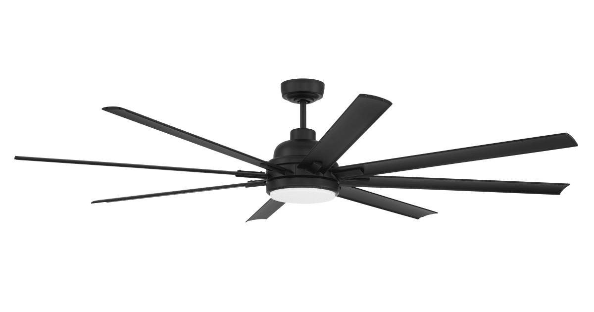Craftmade RSH72FB8 Rush 72" 8 Blade Indoor Smart Ceiling Fan | Ferguson ...