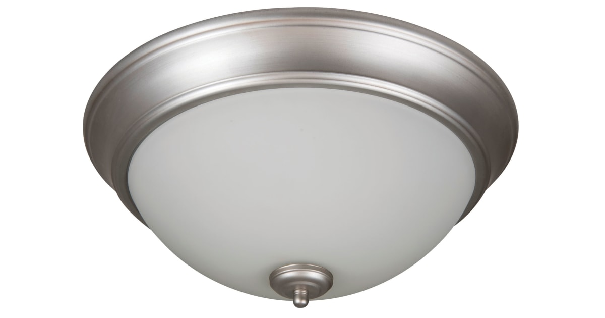 Craftmade XP13BN-2W Pro Builder Flush 2 Light Flush Mount Ceiling ...
