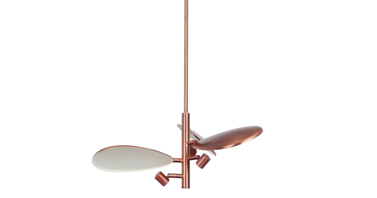 Craftmade 43323-BCP-LED Hildebrandt 3 Light 18-1/2" Wide Integrated LED ...