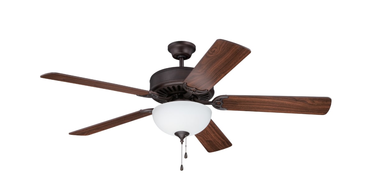 Craftmade C201ABZ Pro Builder 42", 44" or 52" 5 Blade Ceiling Fan ...