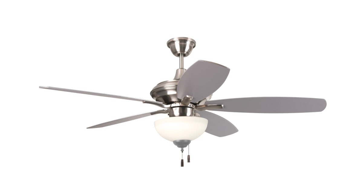 Craftmade CN52BNK5 Copeland 52" 5 Blade Ceiling Fan - Blades and Light ...