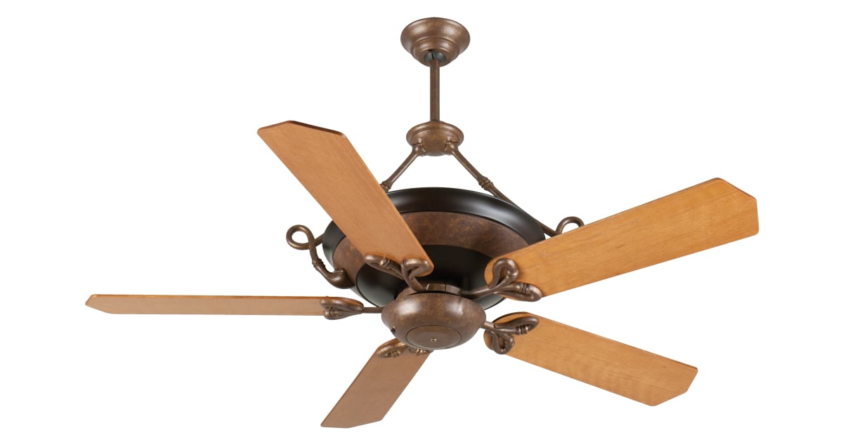 Craftmade K10865 Chalice Ceiling Fan with Five 52" Custom Wood Dark Oak ...