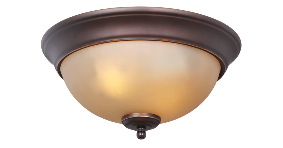 Craftmade X1311-MB 2 Light Down Light Flushmount Ceiling Fixture ...