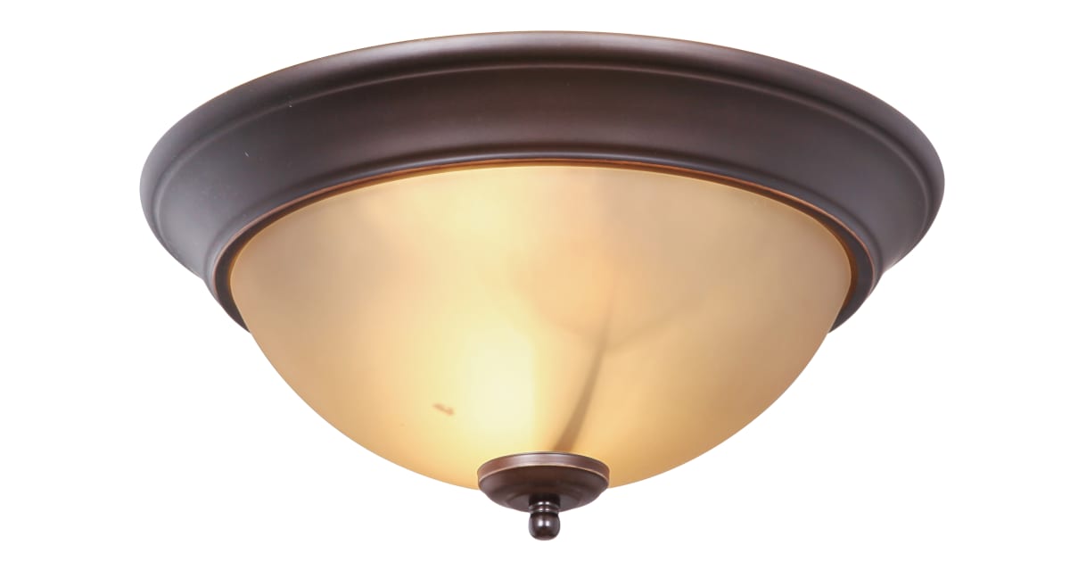 Craftmade X1313-MB 2 Light Down Light Flushmount Ceiling Fixture ...