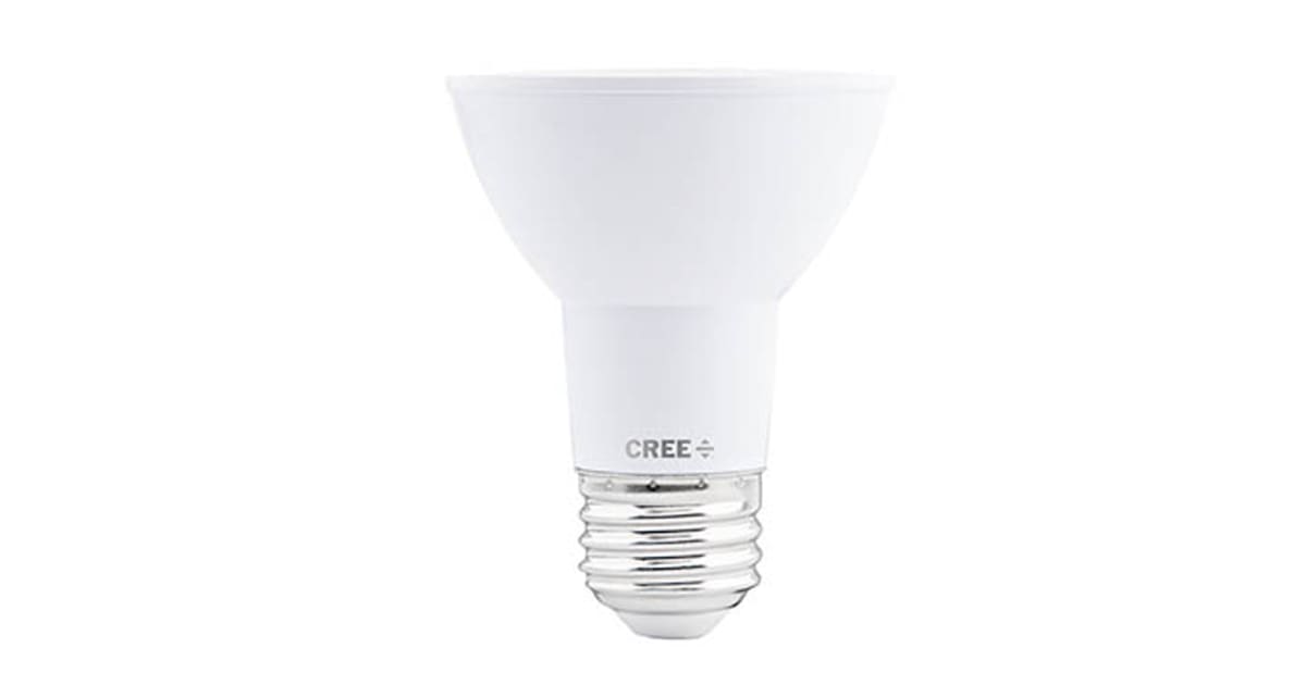 Cree LED Lighting PAR20-50W-P1-40K-40FL-E26-U1 7 Watt Dimmable PAR20 Medium (E26) LED Bulb with ...