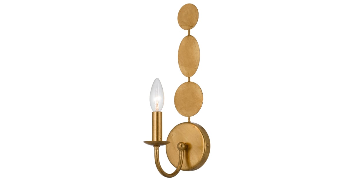Crystorama Lighting Group 541-GA Layla 16" Tall Wall Sconce | Ferguson Home