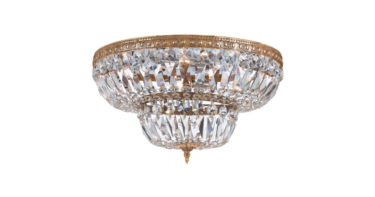 Crystorama Lighting Group 730-OB-CL-S Ceiling Mount 8 Light 30" Wide ...
