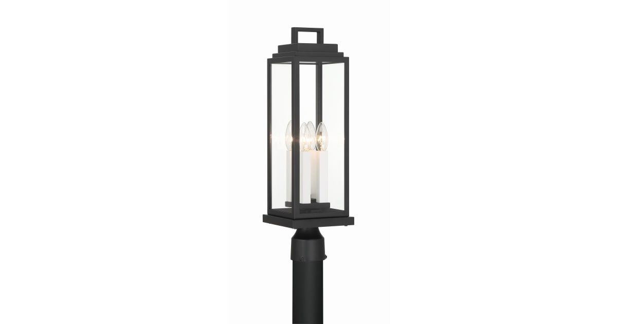 Crystorama Lighting Group ASP-8919-MK Aspen 4 Light 22" Tall Post Light ...