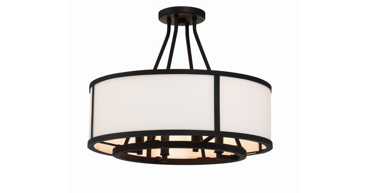 Crystorama Lighting Group BRY-8004-BF_CEILING Bryant 4 Light 18" Wide ...