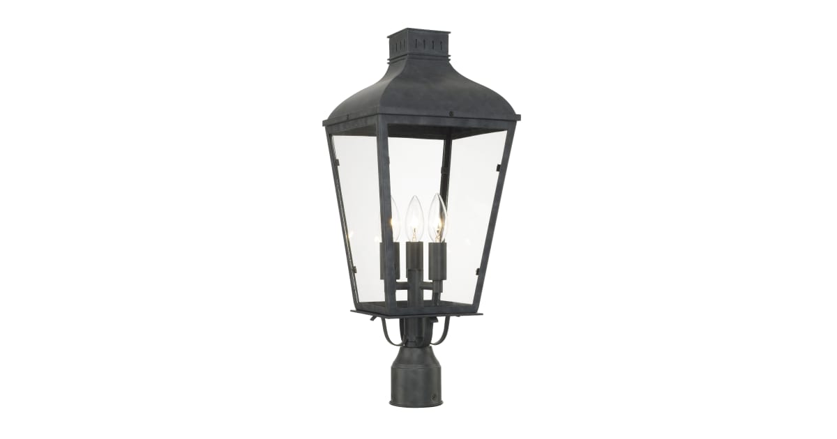 Crystorama Lighting Group DUM-9807-GE Dumont 3 Light 23" Tall Outdoor ...