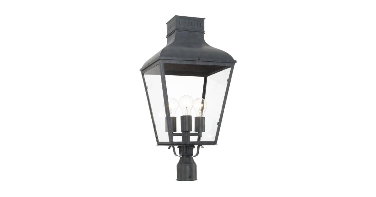 Crystorama Lighting Group DUM-9808-GE Dumont 3 Light 25" Tall Outdoor ...