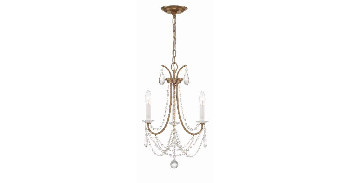 Crystorama Lighting Group KAR-90903-AG-CL-MWP Karrington 3 Light 14 ... Crystorama Lighting Group KAR-90903-AG-CL-MWP Karrington 3 Light 14 ...