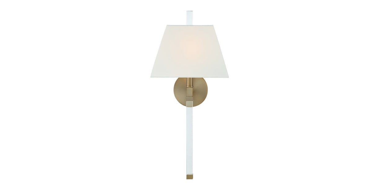 Crystorama Lighting Group REN-261-AG Renee 22" Tall Wall Sconce with ...