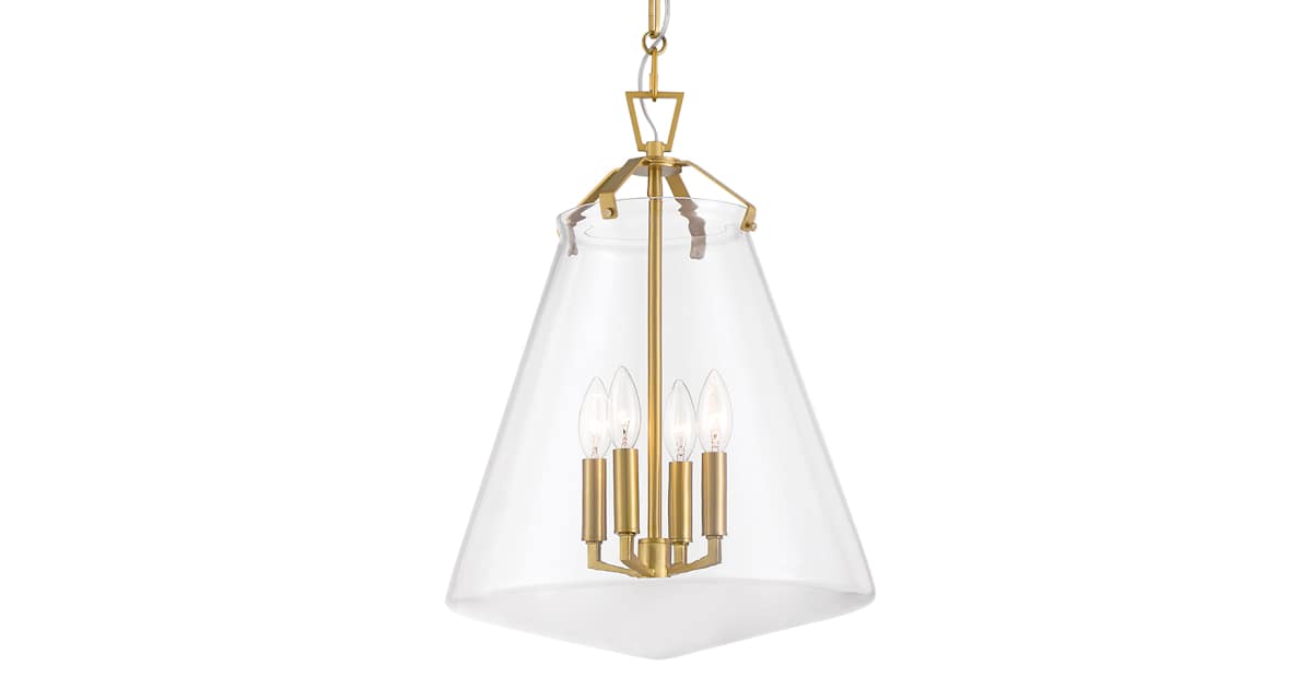 Crystorama Lighting Group VSS-7015-LG Voss 4 Light 15" Wide Taper ...