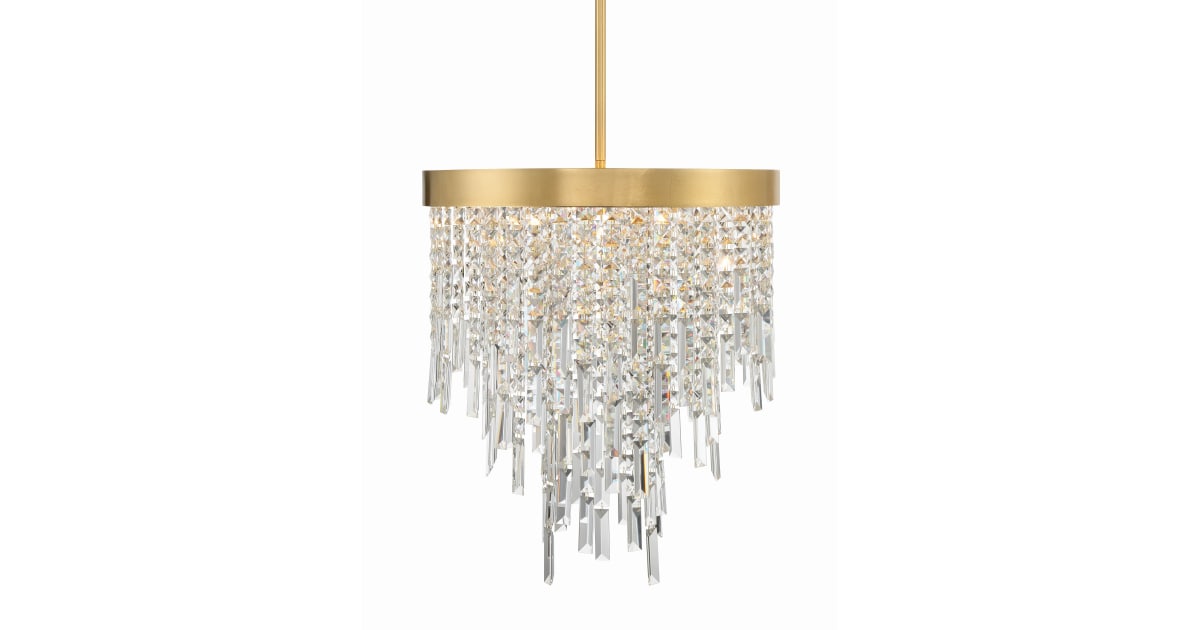 Crystorama Lighting Group WIN-215-GA-CL-MWP Winfield 5 Light 20" Wide ...