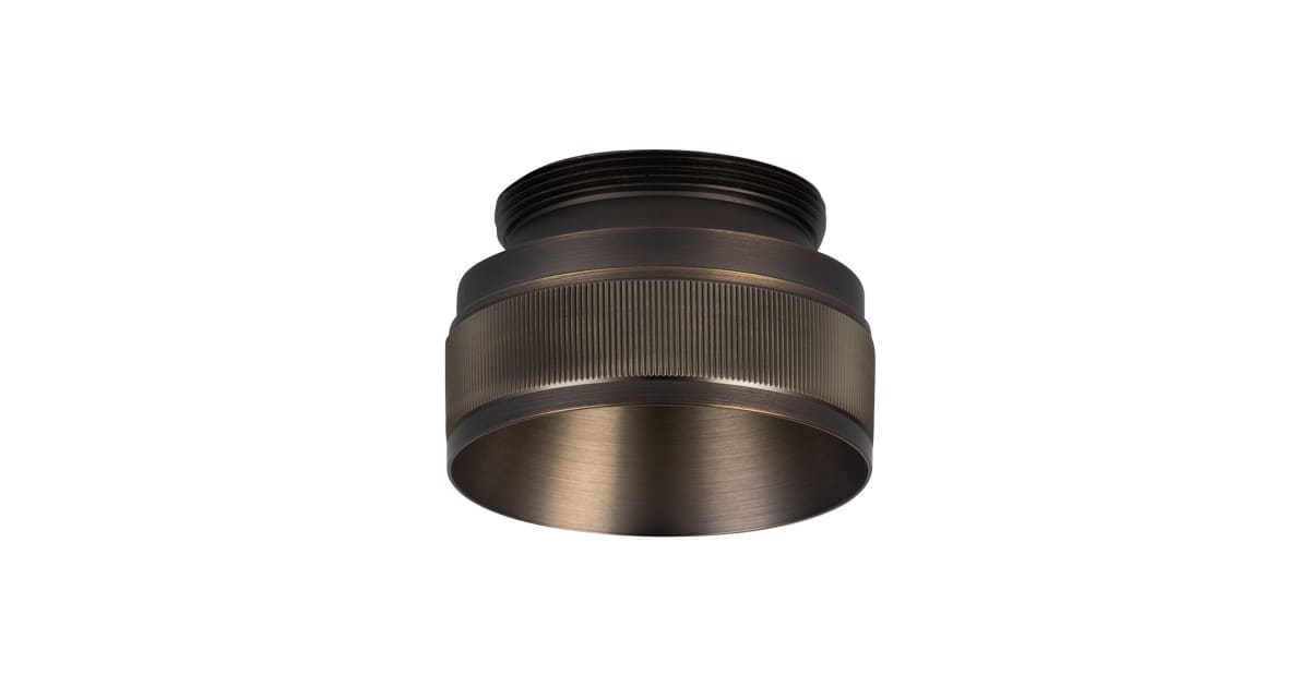 CSL Lighting BZL-3-KN-DB Luxe 3" Wide Knurled Metal Bezel | Ferguson Home