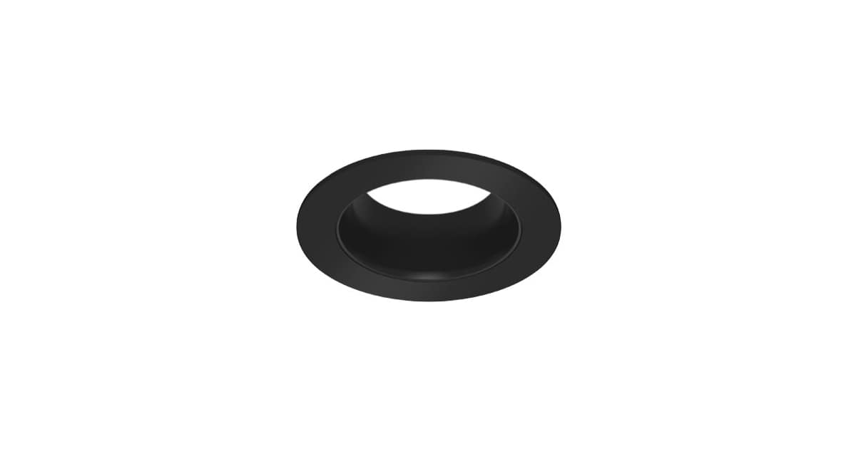 CSL Lighting ED3-RFSTBK ECO Downlight 3" Wide Standard Round Trim Ring ...
