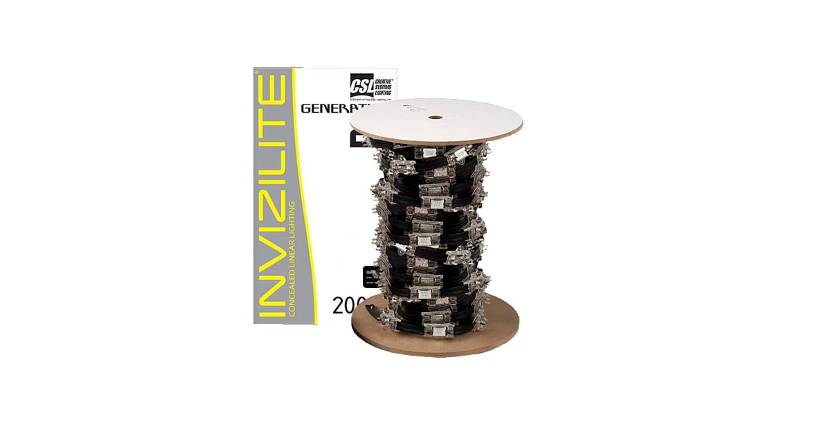 CSL Lighting INV200-4BK Pre-Assembled 200 Foot Concealed Lighting Kit ...