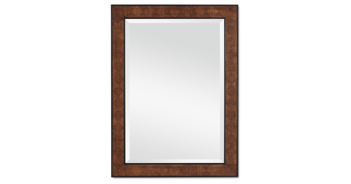 Currey and Company 1000-0143 Dorian 30" W x 38" H Rectangular Framed Bathroom Mirror | Ferguson Home
