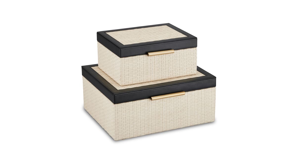 Currey And Company 1200 0668 12 Wide Box Set Ferguson Home