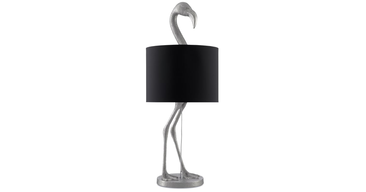 Currey and Company 6000-0394 Flamingo 3 Light 41" Tall Animal Table ...