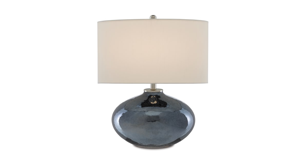Currey and Company 6000-0645 Lucent 22" Tall Table Lamp with Fabric ...