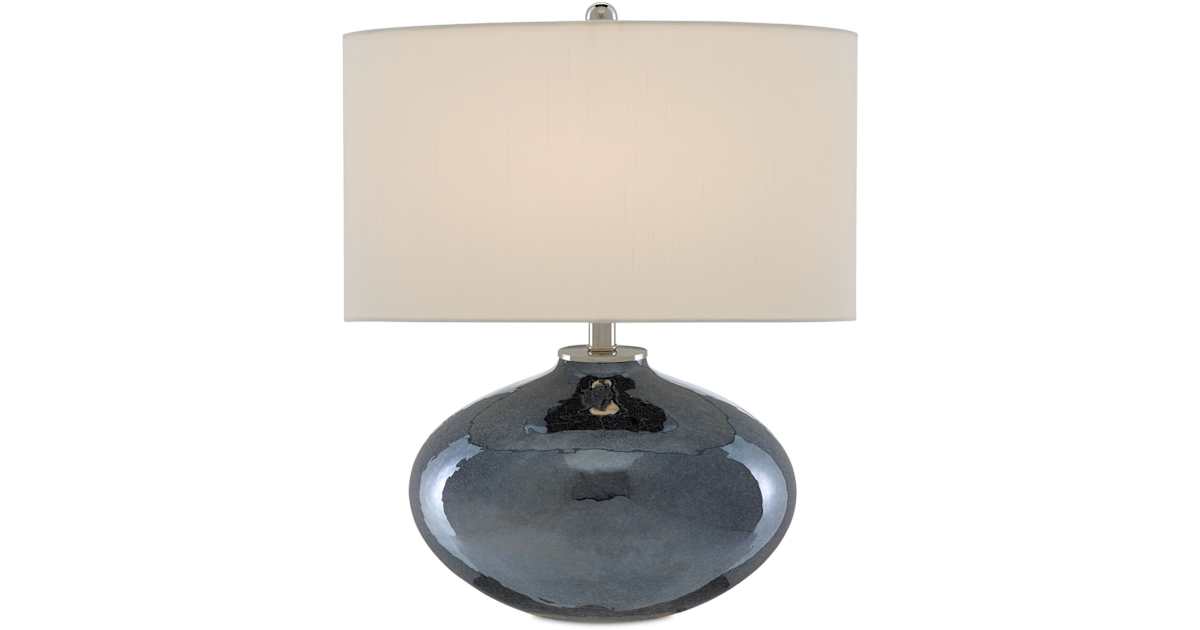 Currey and Company 6000-0645 Lucent 22" Tall Table Lamp with Fabric ...