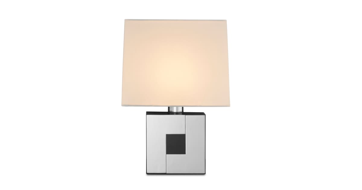 Currey and Company 6000-0726 Clarette 13" Tall Table Lamp with Fabric ...