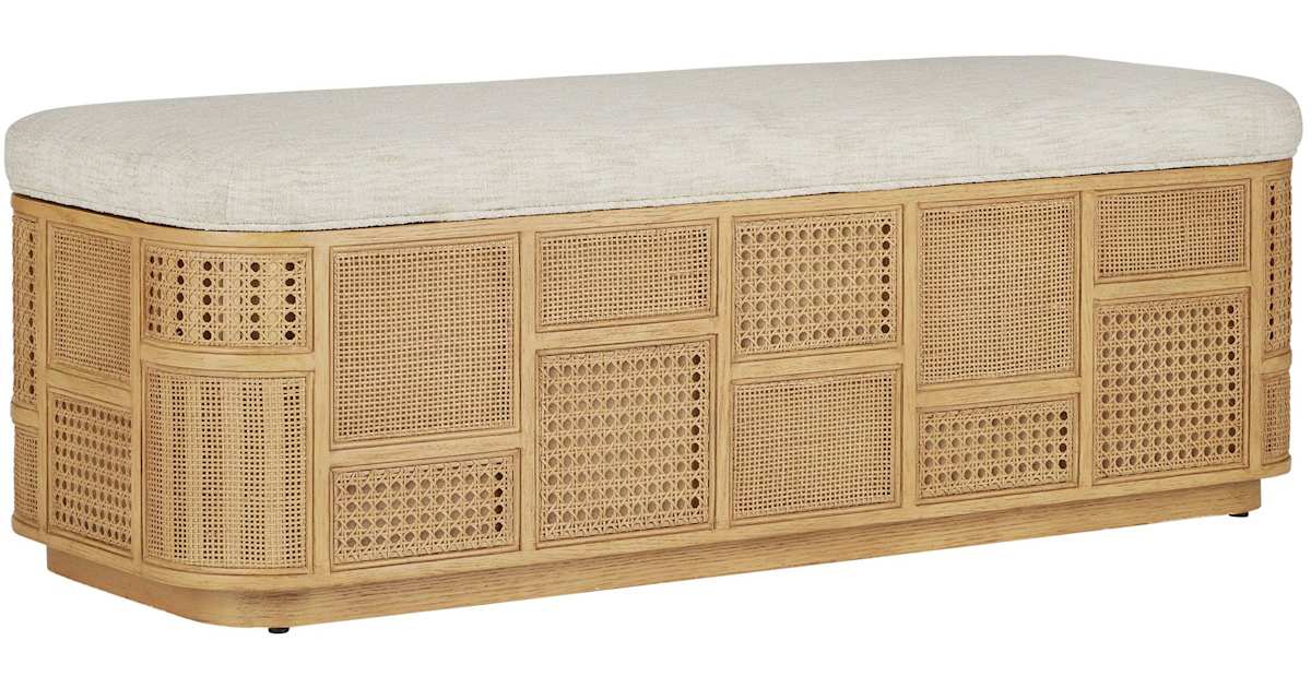 Currey and Company 7000-0662 Anisa 54" Wide Bench | Ferguson Home