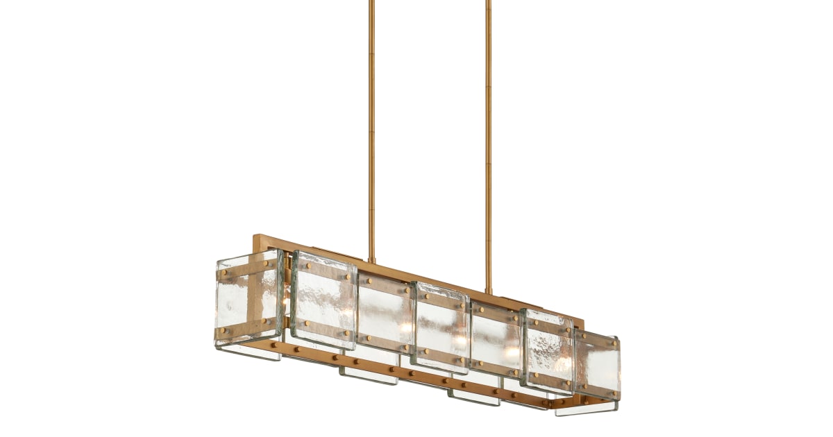 Currey and Company 9000-1165 Countervail 6 Light 40" Wide Linear ...