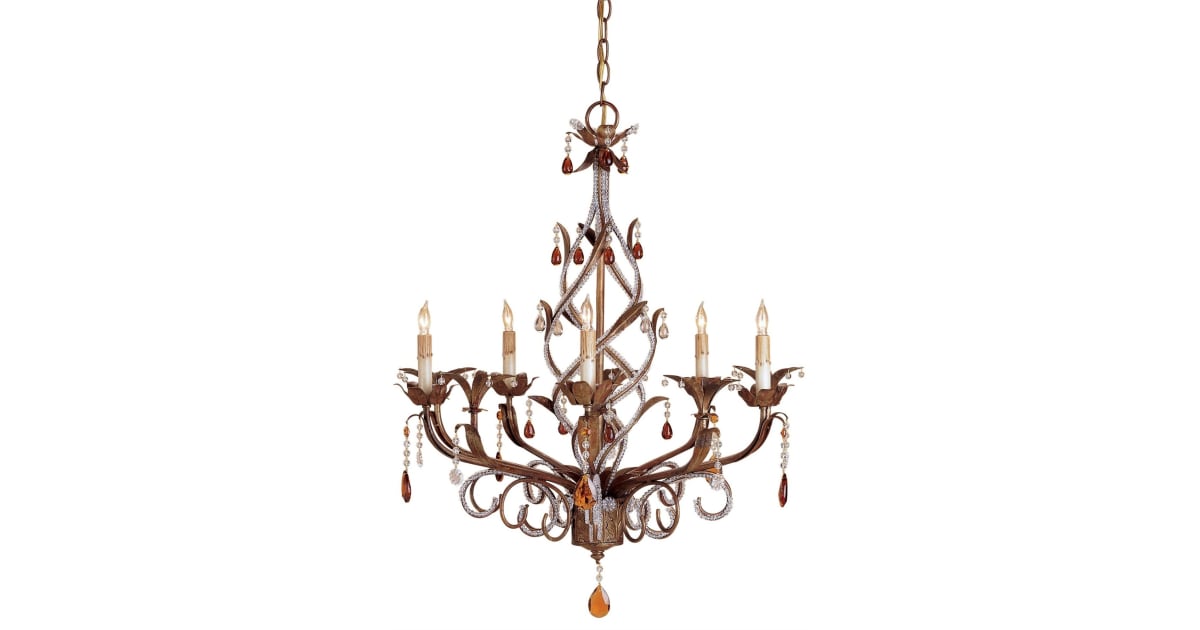 Currey and Company 9596 Isabella Chandelier, Large with Customizable ...